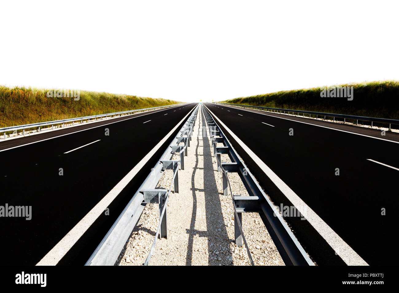 Newly built highway in Bulgaria Stock Photo - Alamy