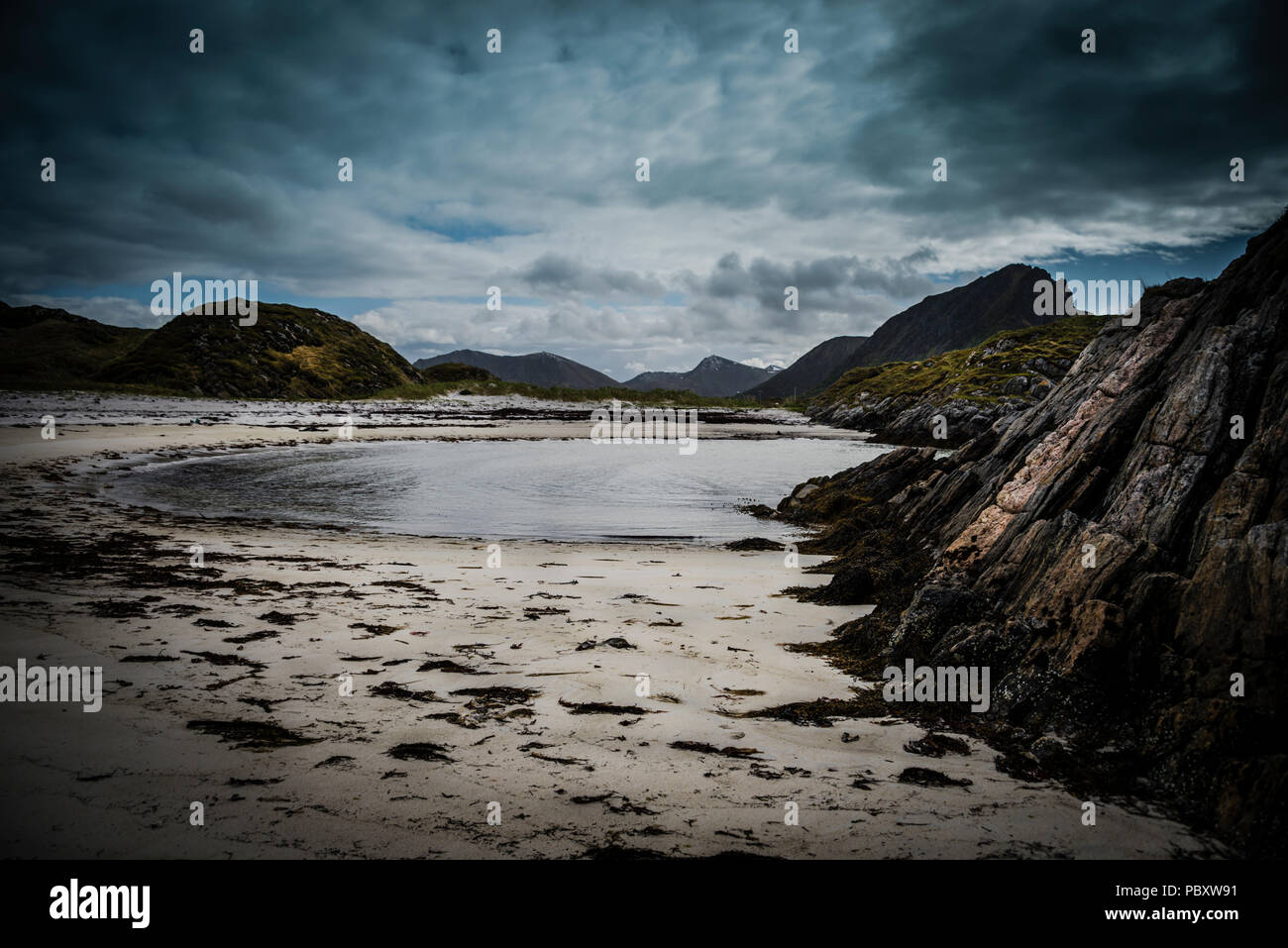 Coastline at Andenes, Norway Stock Photo - Alamy