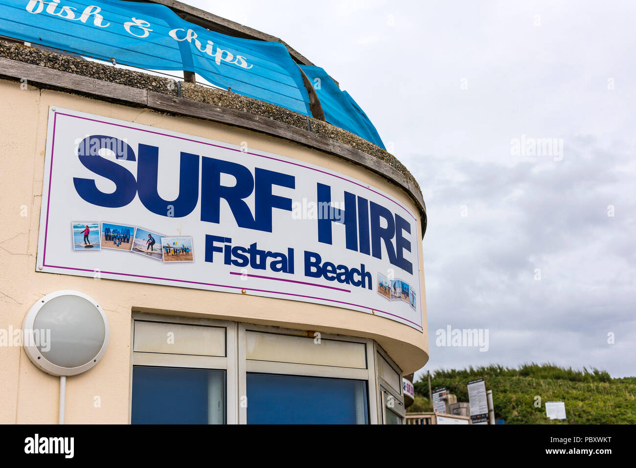Surf Hire shop at Fistral Beach in Newquay Cornwall Stock Photo - Alamy