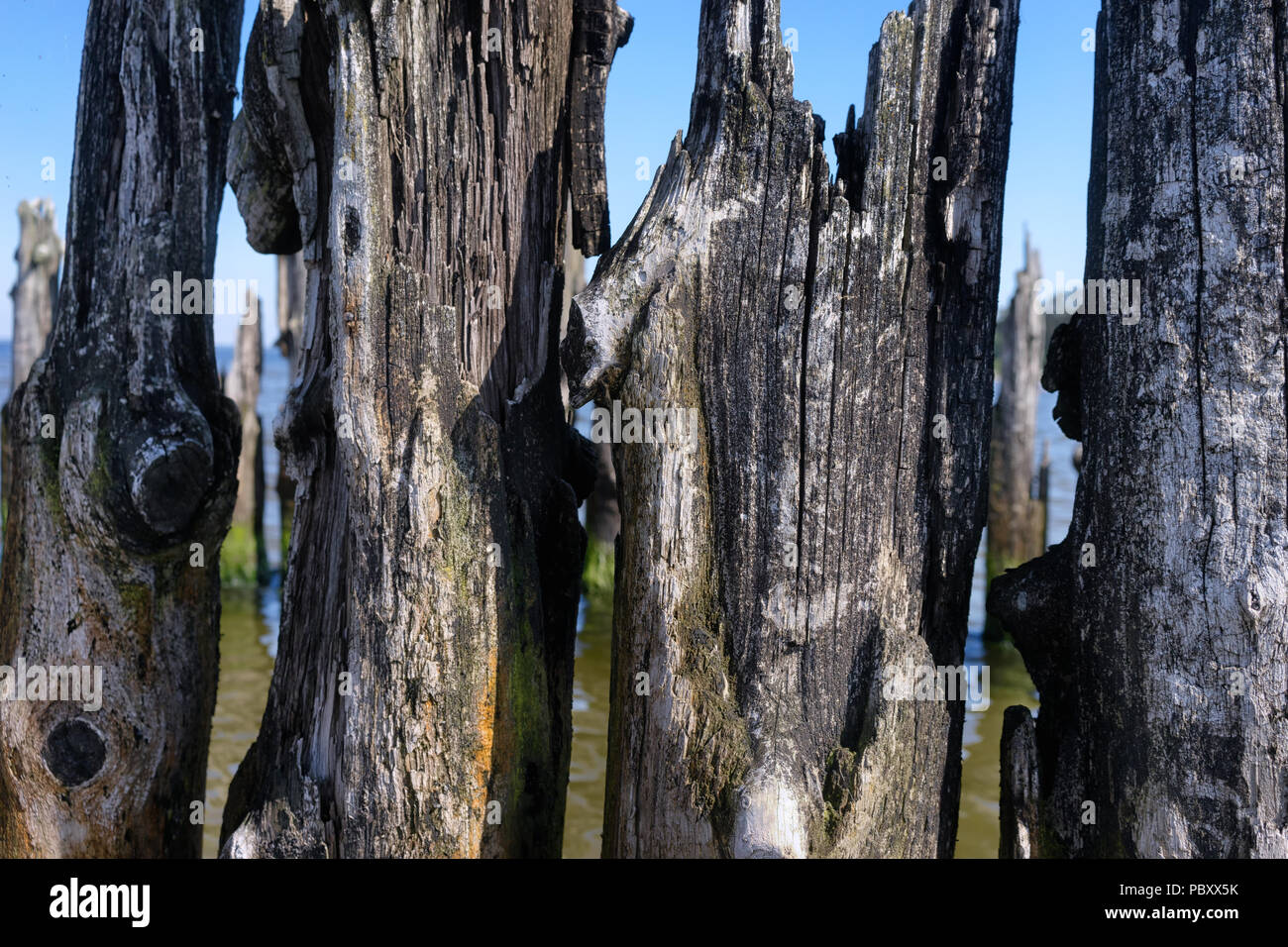Broken bridge sea coastal wave hi-res stock photography and images - Alamy