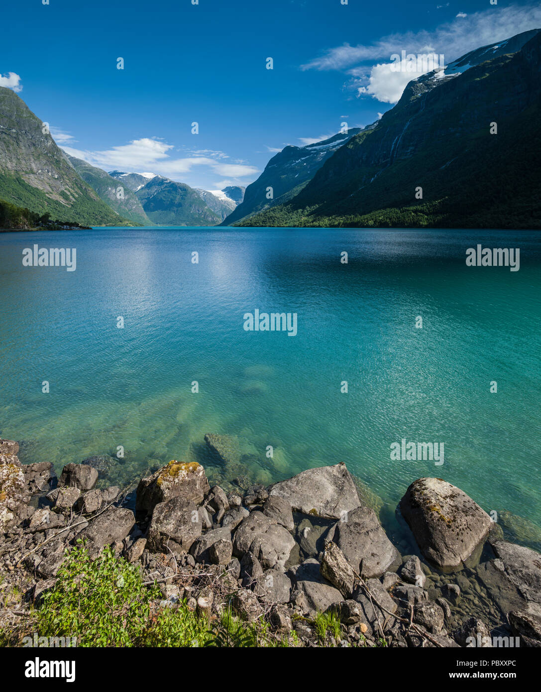 Oldedalen valley olden norway hi-res stock photography and images - Alamy