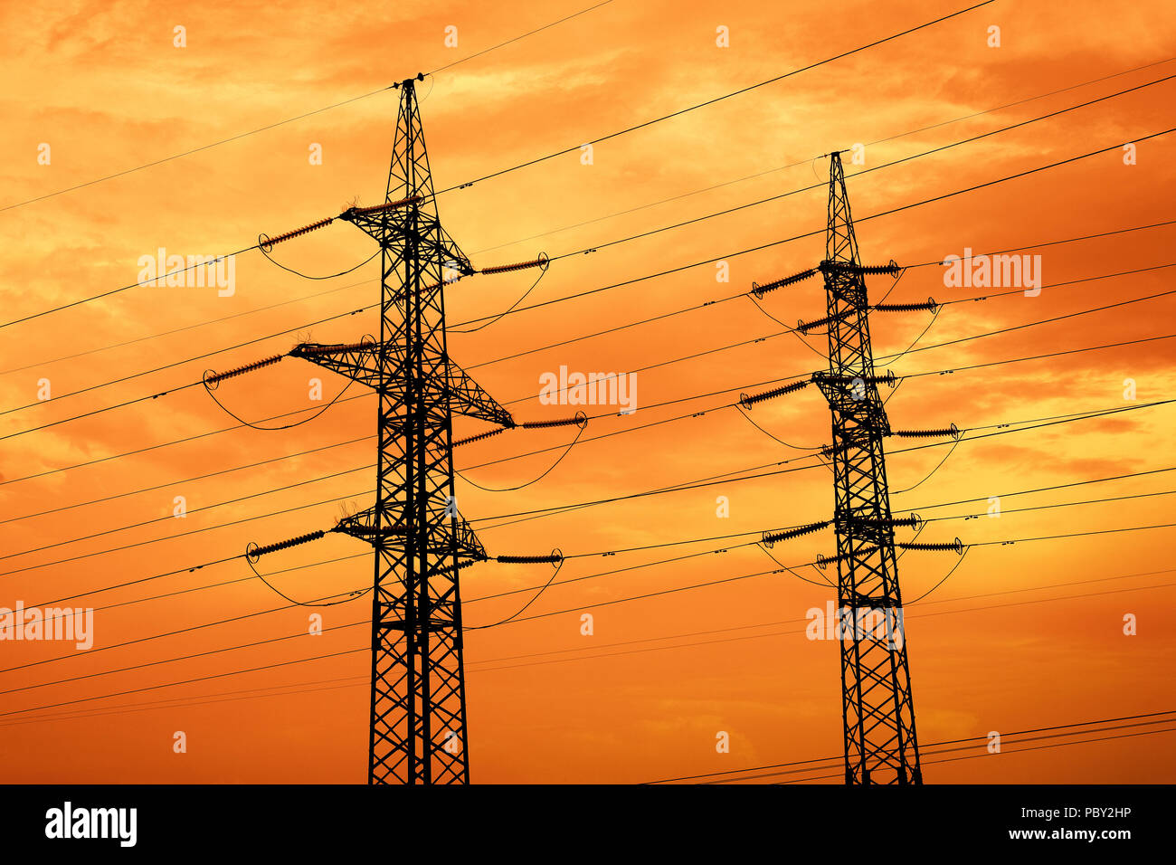 High voltage networks hi-res stock photography and images - Alamy