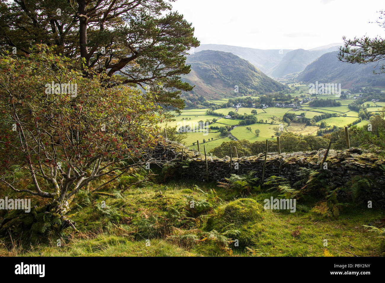 Castle Crag, Lake District National Park, UK. Borger Dalr geology walk ...