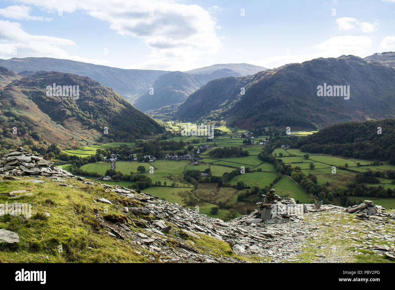 Lake district castle crag autumn hi-res stock photography and images ...
