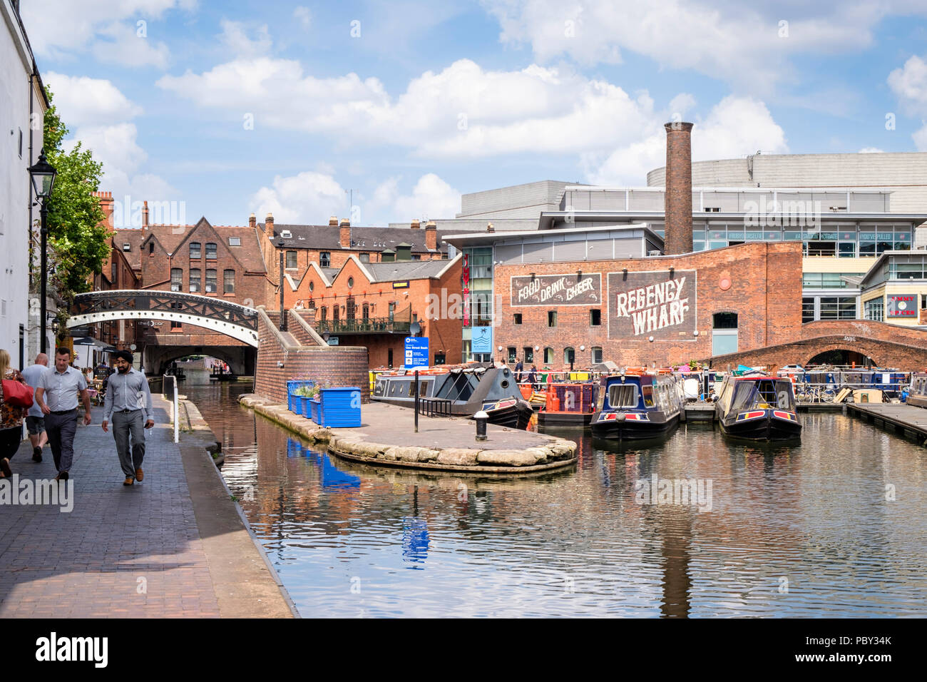 Gas street canal birmingham hi-res stock photography and images - Alamy