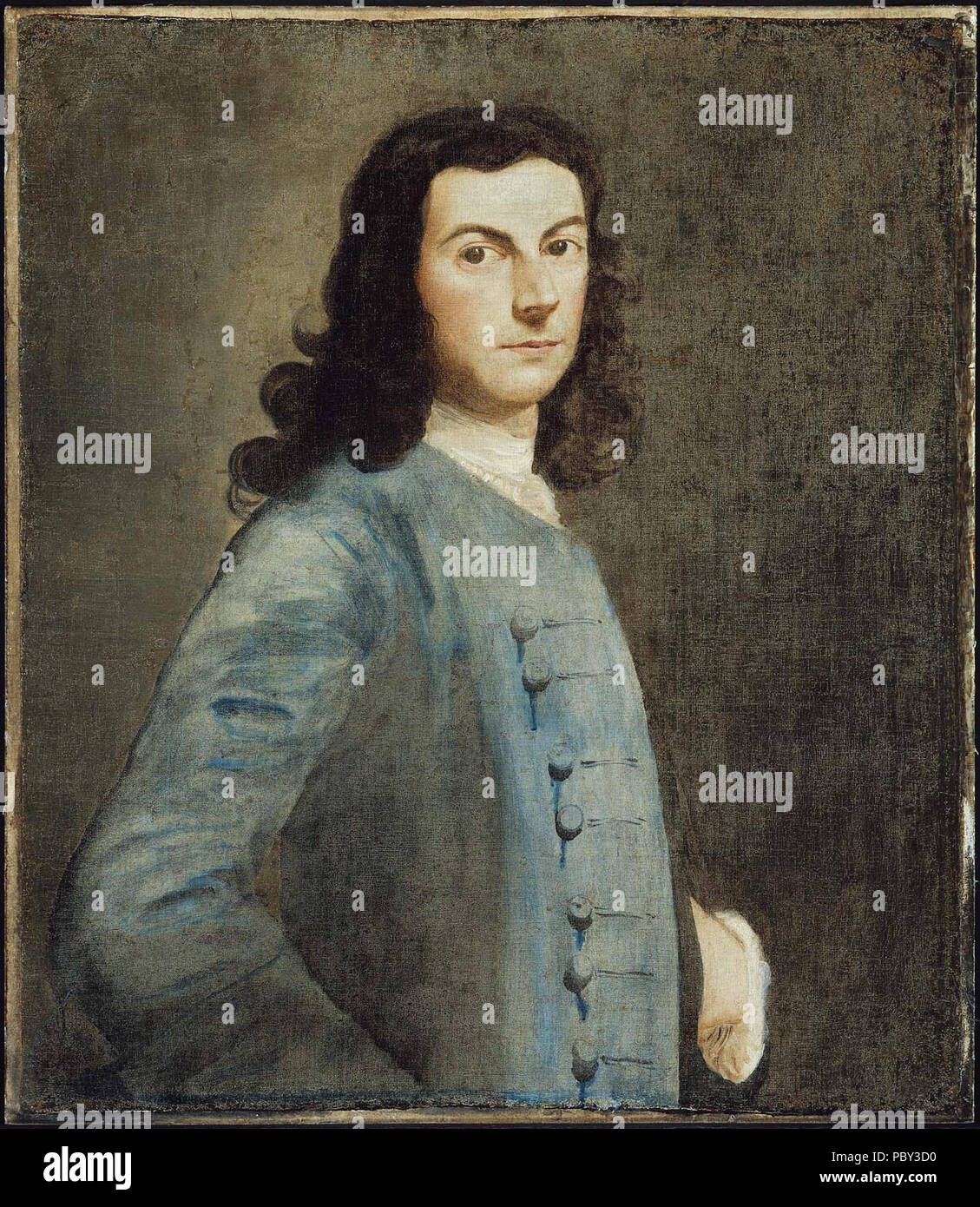 524 Robert Feke self-portrait Stock Photo - Alamy