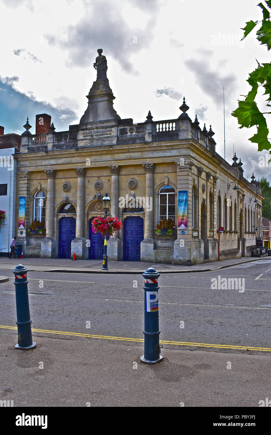The Corn Exchange (Gd II Listed) in the centre of Devizes dates from ...
