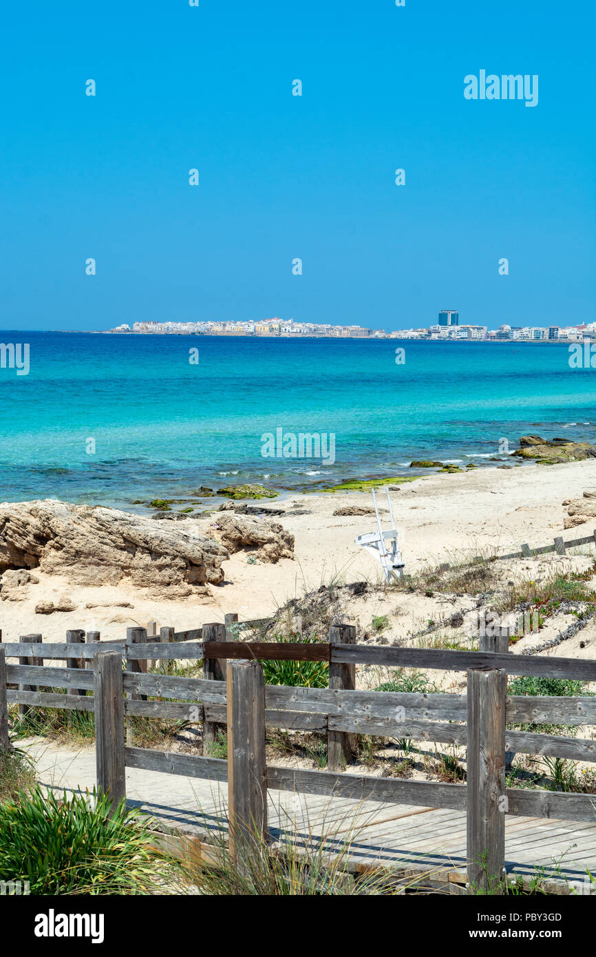 Turquoise light blue sea water, best beach for summer vacation, sea ...