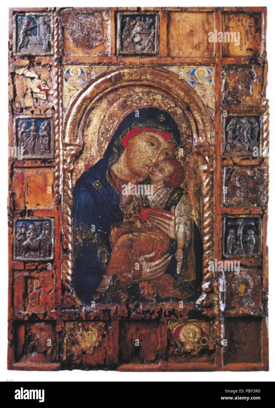 Icon of the virgin eleousa hi-res stock photography and images - Alamy