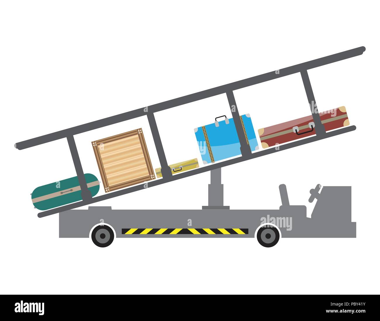 Luggage belt terminal Cut Out Stock Images & Pictures - Alamy