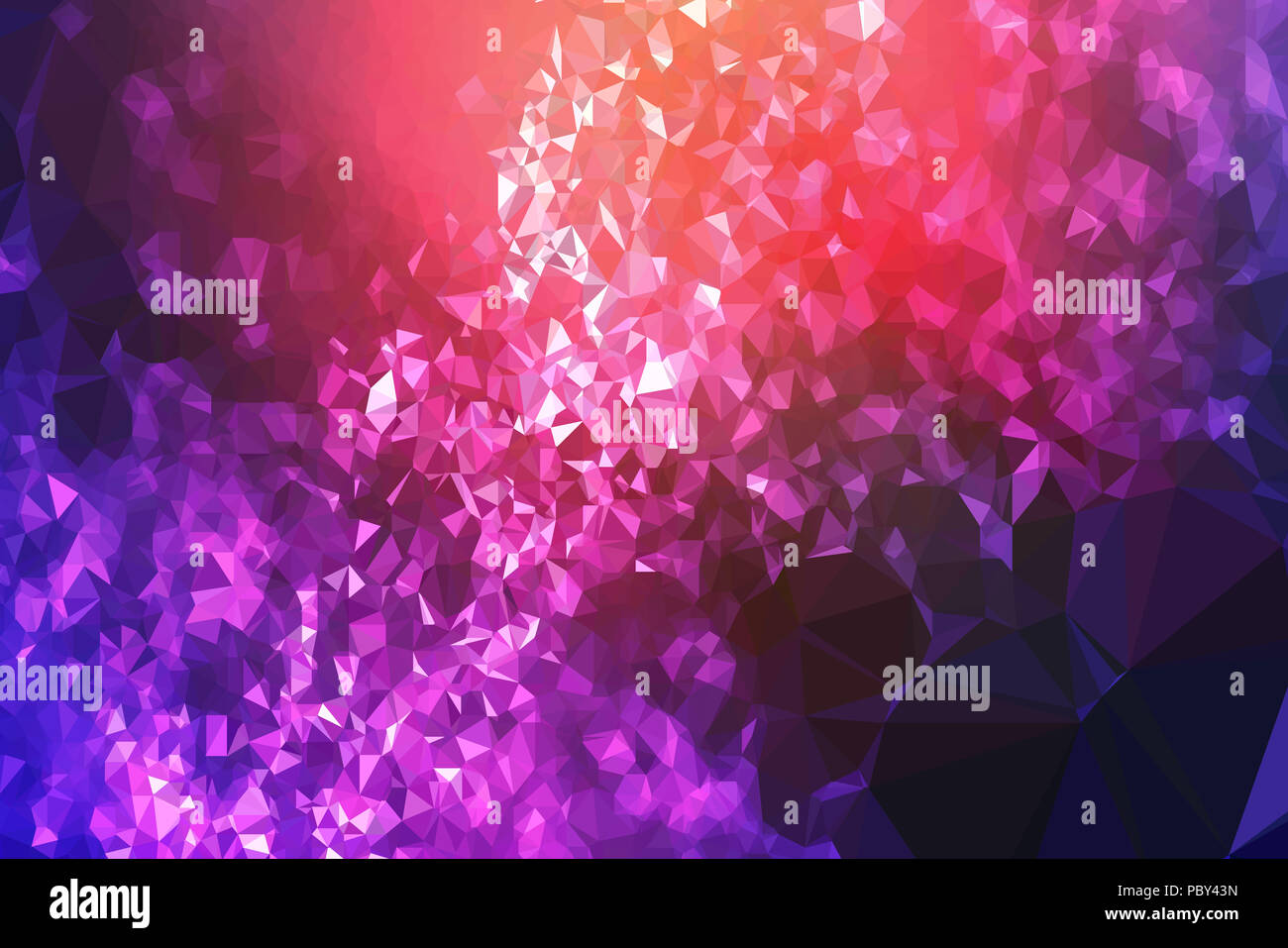 High resolution illustration based on colorful triangles Stock Photo ...