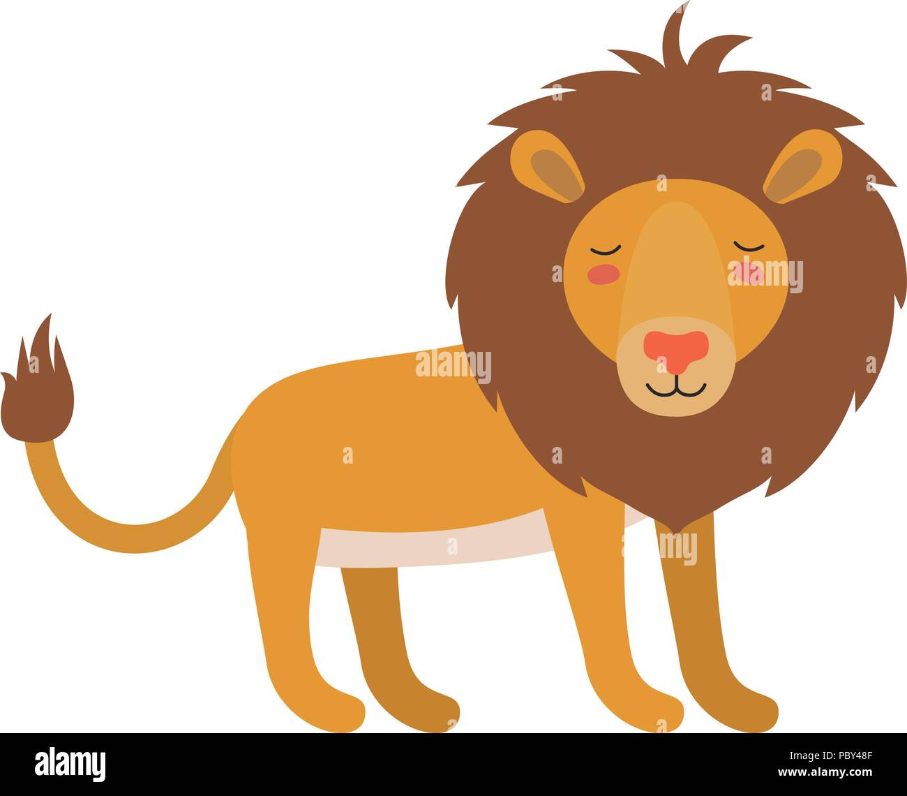 wild lion animal isolated Stock Vector Image & Art - Alamy