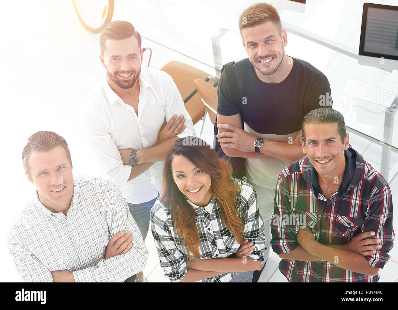 group of successful young designers Stock Photo - Alamy