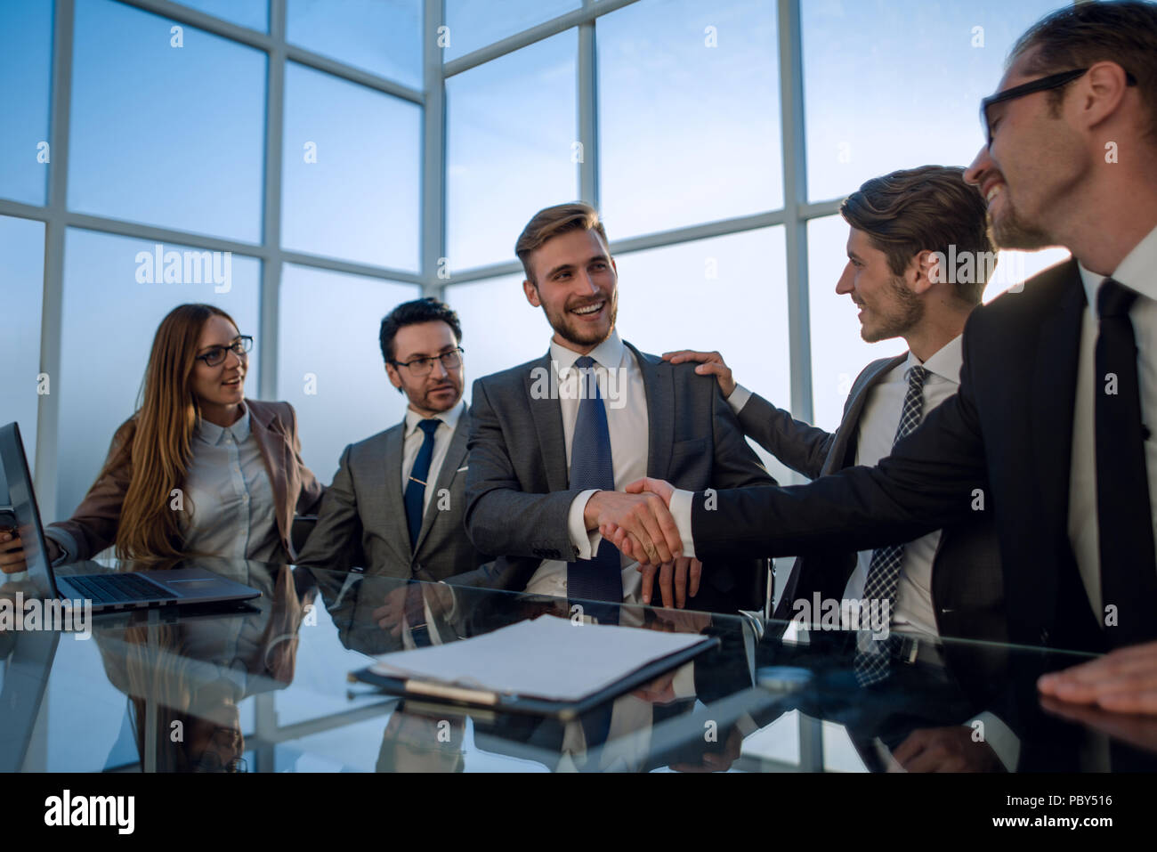 team work on computer problem Stock Photo - Alamy