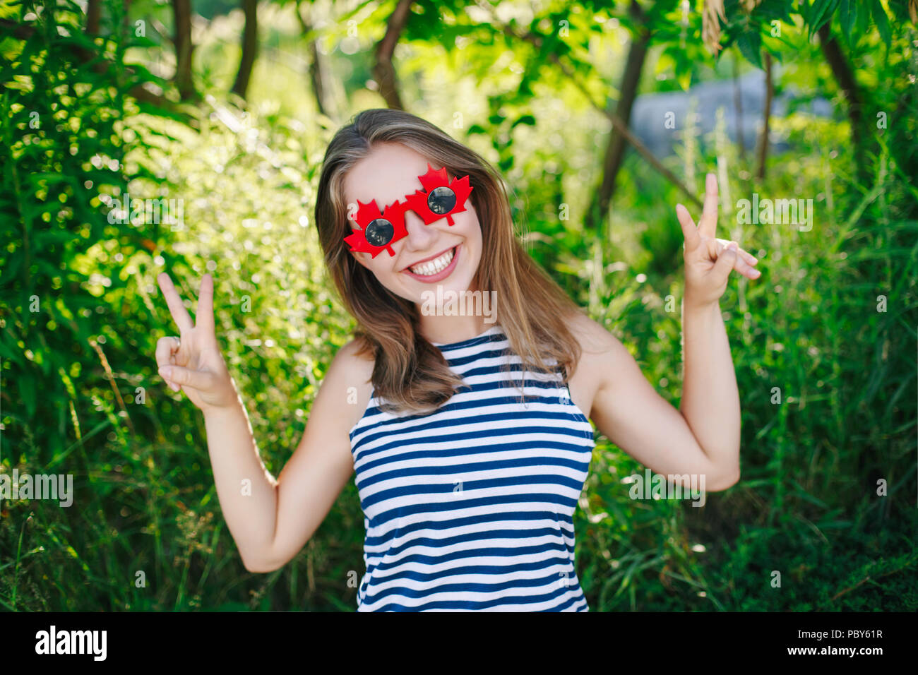 Beautiful canadian girl hi-res stock photography and images - Alamy