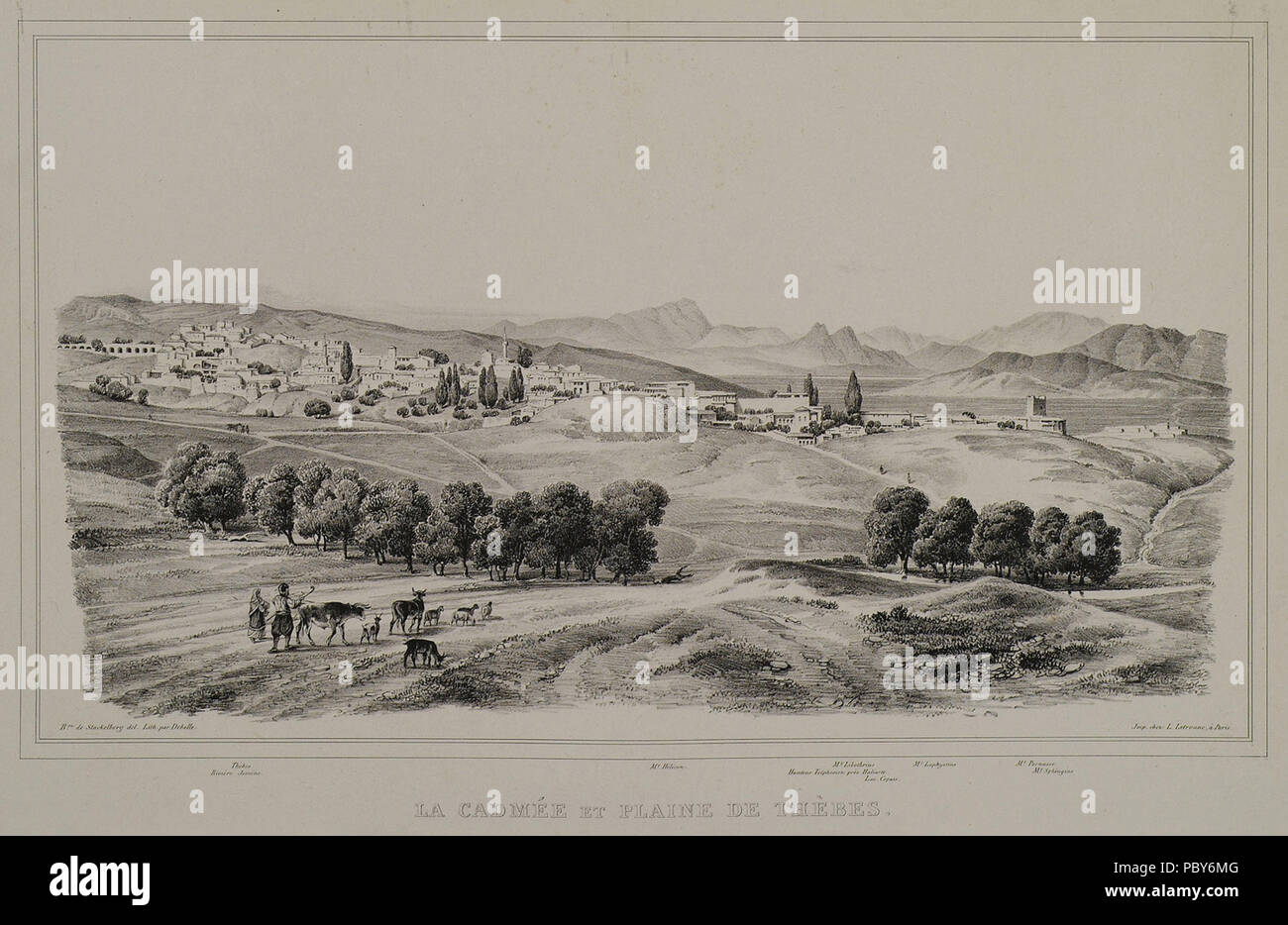 Historical artwork thebes hi-res stock photography and images - Alamy
