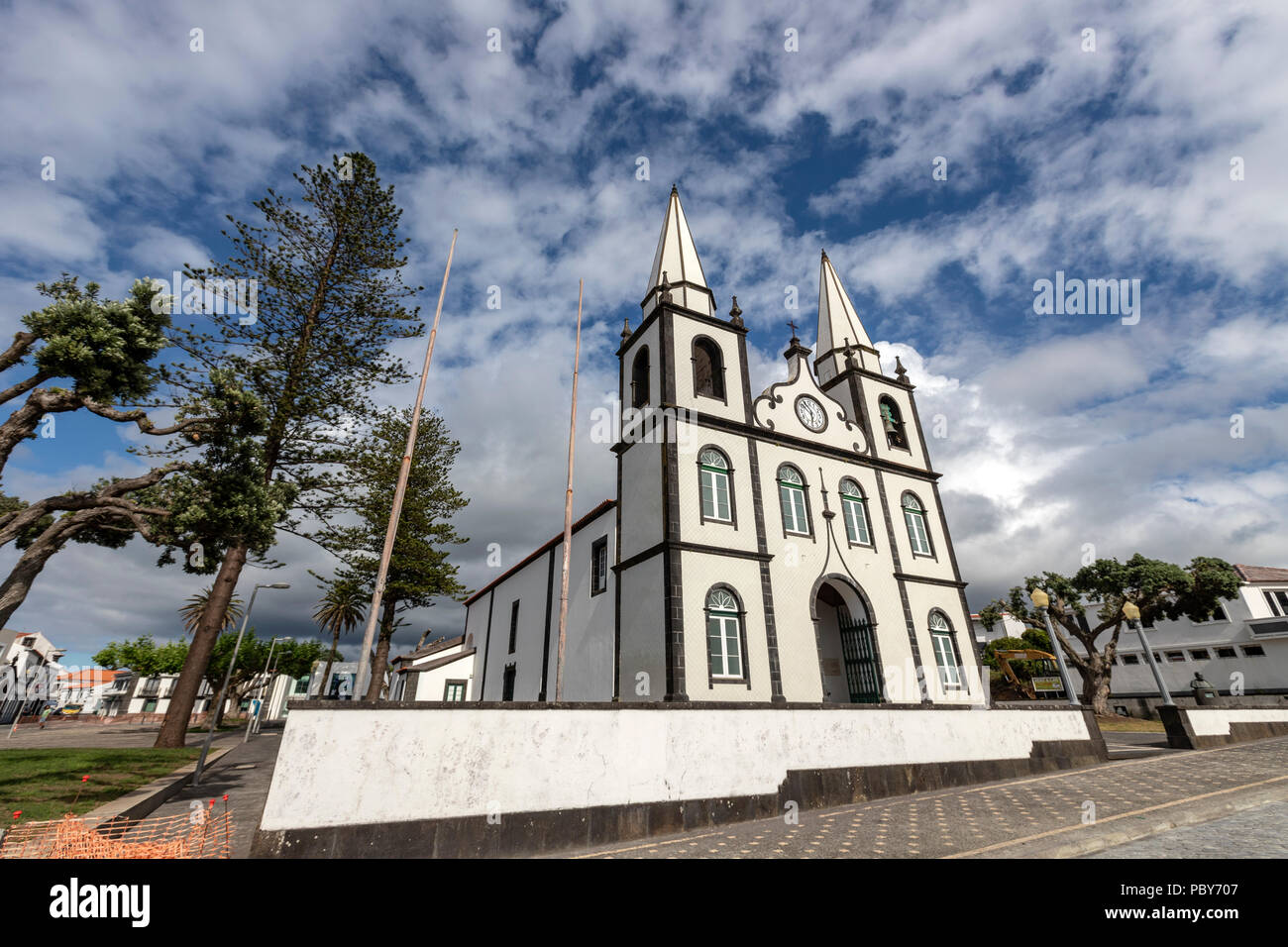 Church of Holy Mary Magdalene, Madalena, Pico island, Azores, Portugal ...