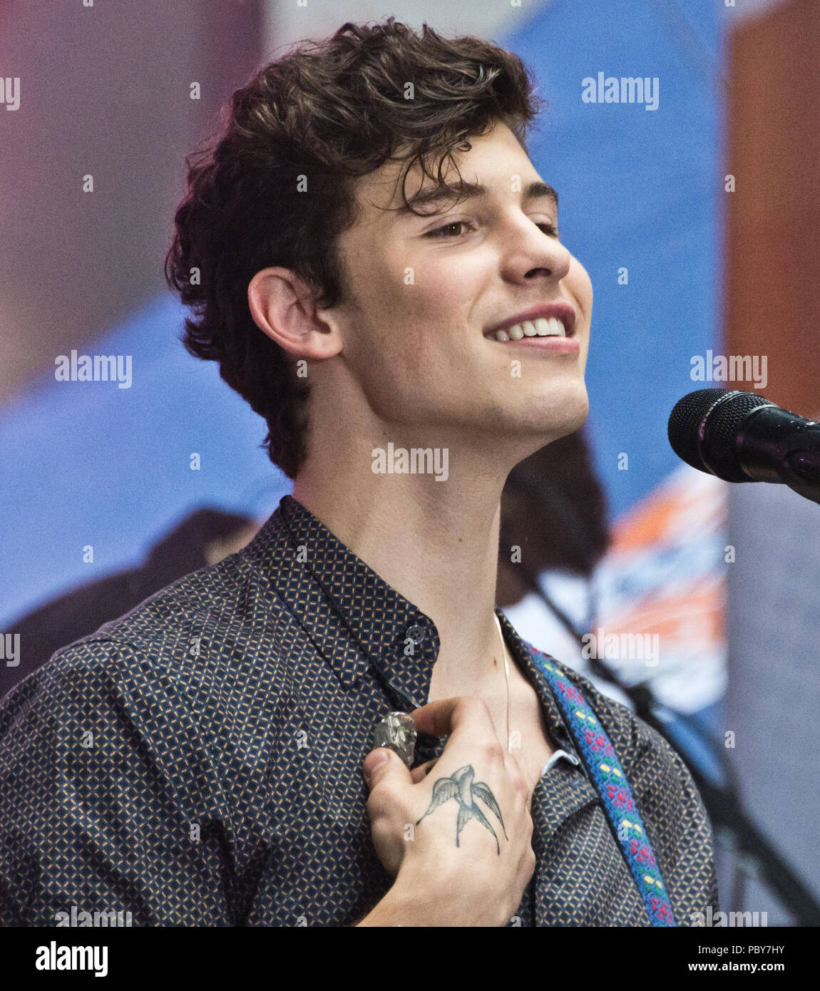 New York, NY, USA. 1st June, 2018. Canadian Singer-Songwriter Shawn ...