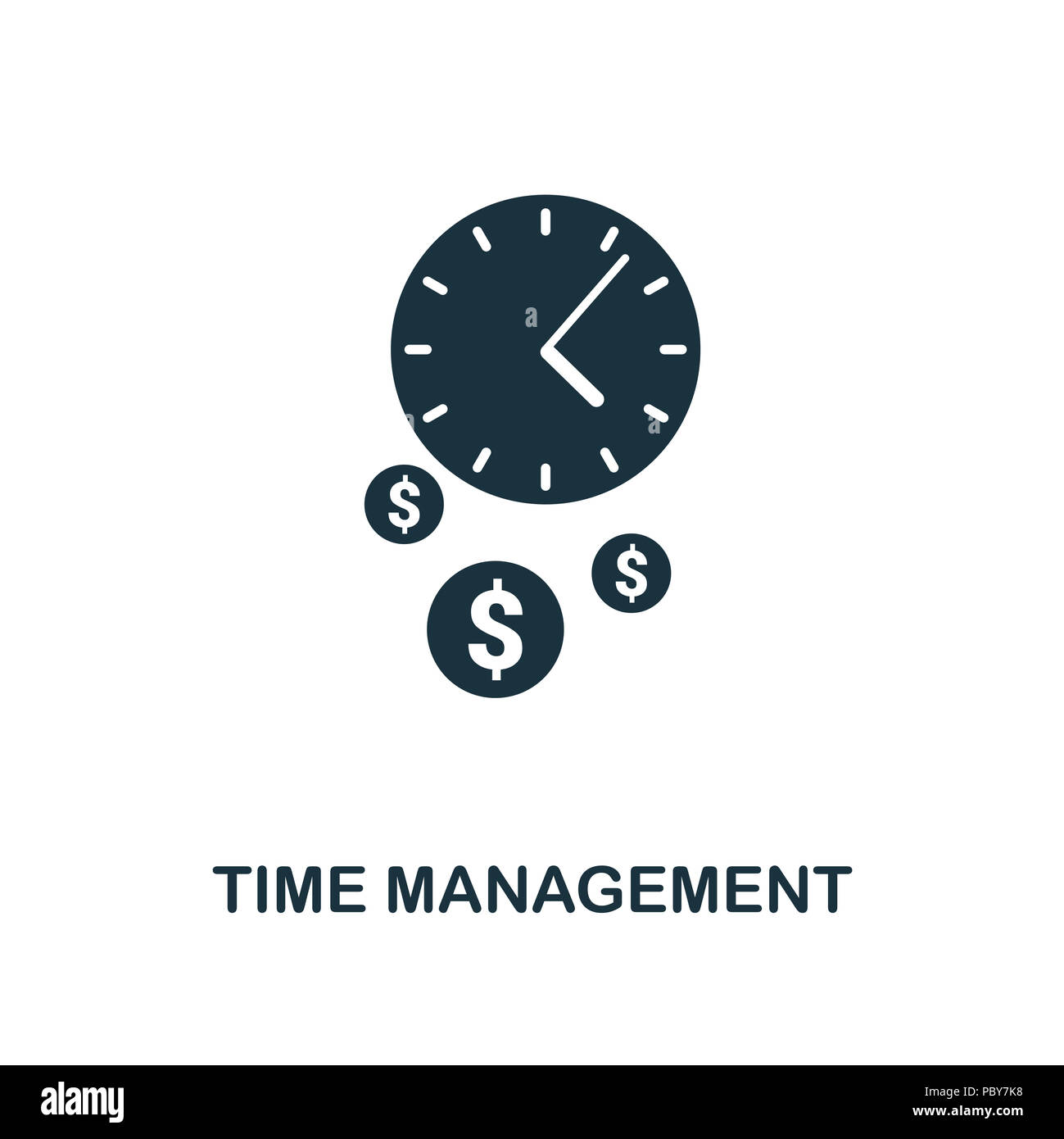 Time Management creative icon. Simple element illustration. Time ...