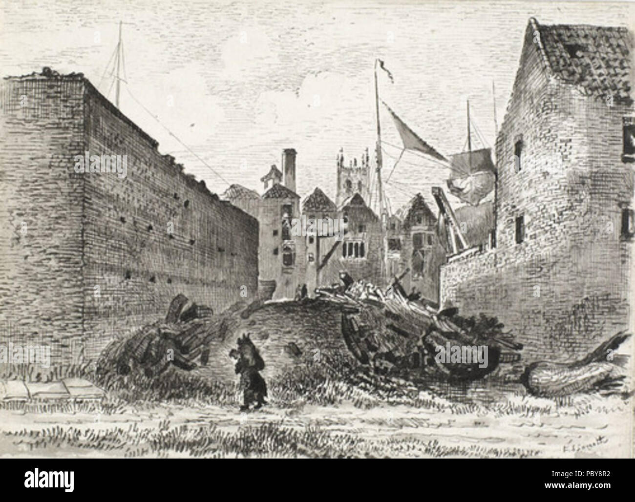3 Part of the Citadel estate showing warehouses on the west side of the ...