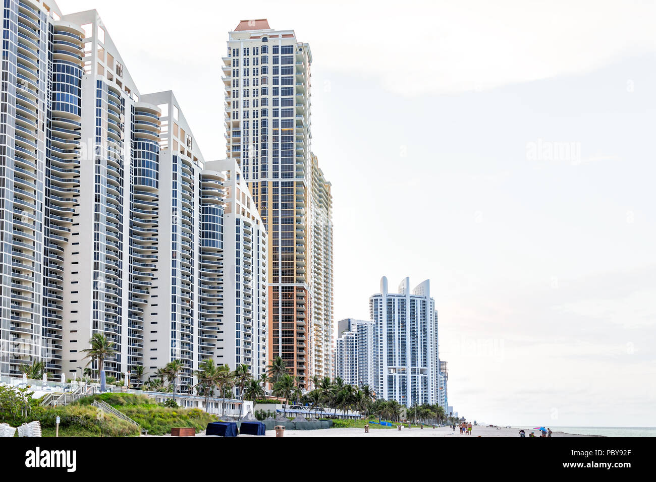 Sunny Isles Beach, USA - May 7, 2018: Apartment condo hotel Pinnacle ...