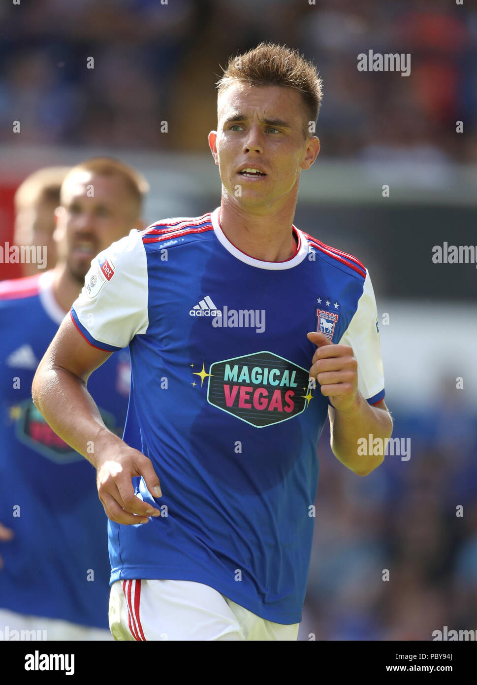 Ipswich Town's Jonas Knudsen Stock Photo - Alamy