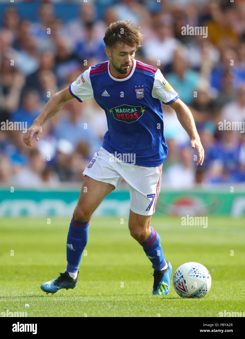 Ipswich Town's Gwion Edwards Stock Photo - Alamy