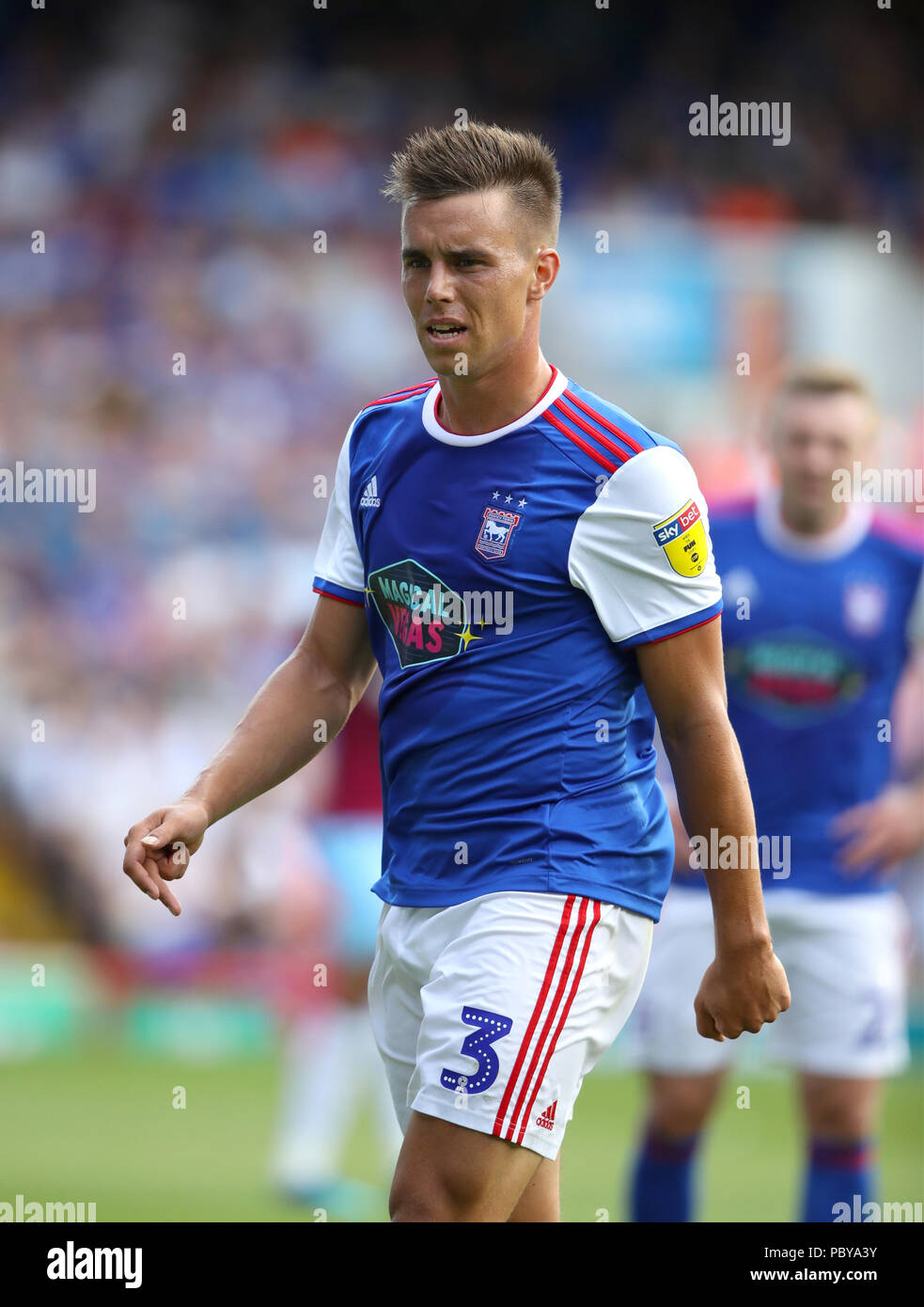 Ipswich Town's Jonas Knudsen Stock Photo - Alamy