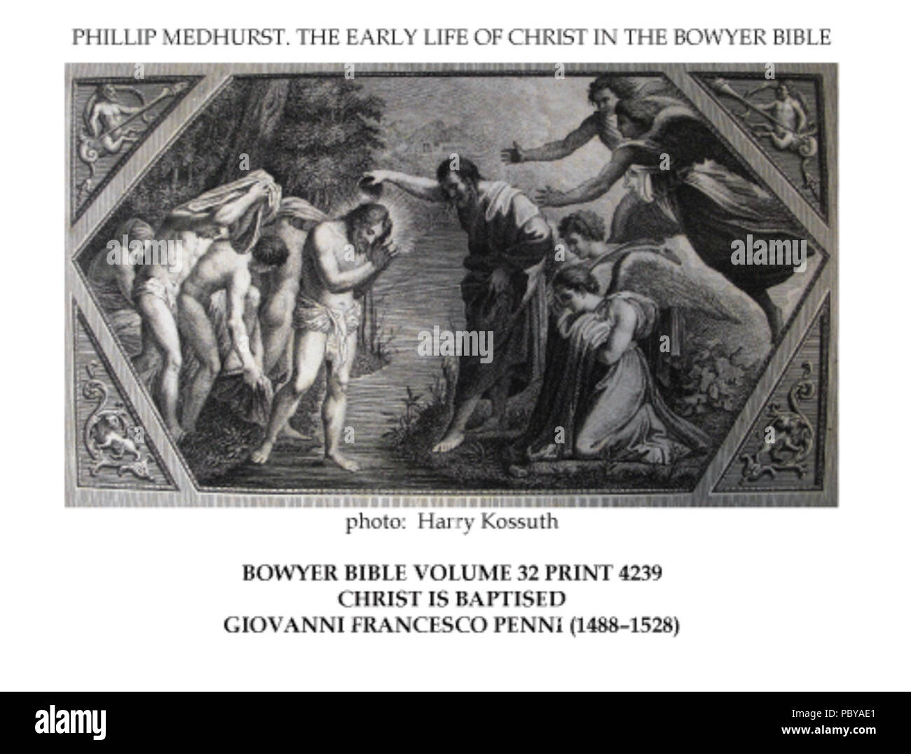 176 Early life of Christ in the Bowyer Bible print 15 of 21. baptism of ...