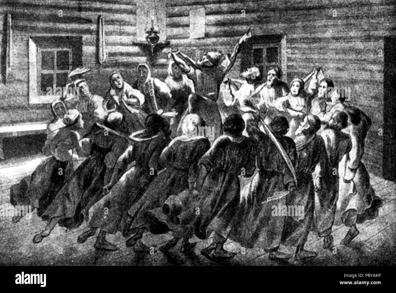 177 Ecstatic ritual of Khlysts (radeniye Stock Photo - Alamy