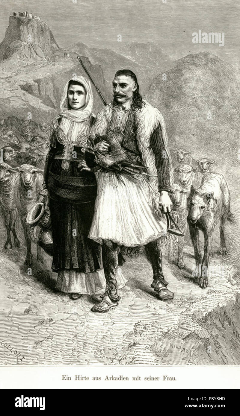 181 Ein Hirte aus Arkadien mit seiner Frau - Schweiger Lerchenfeld ...