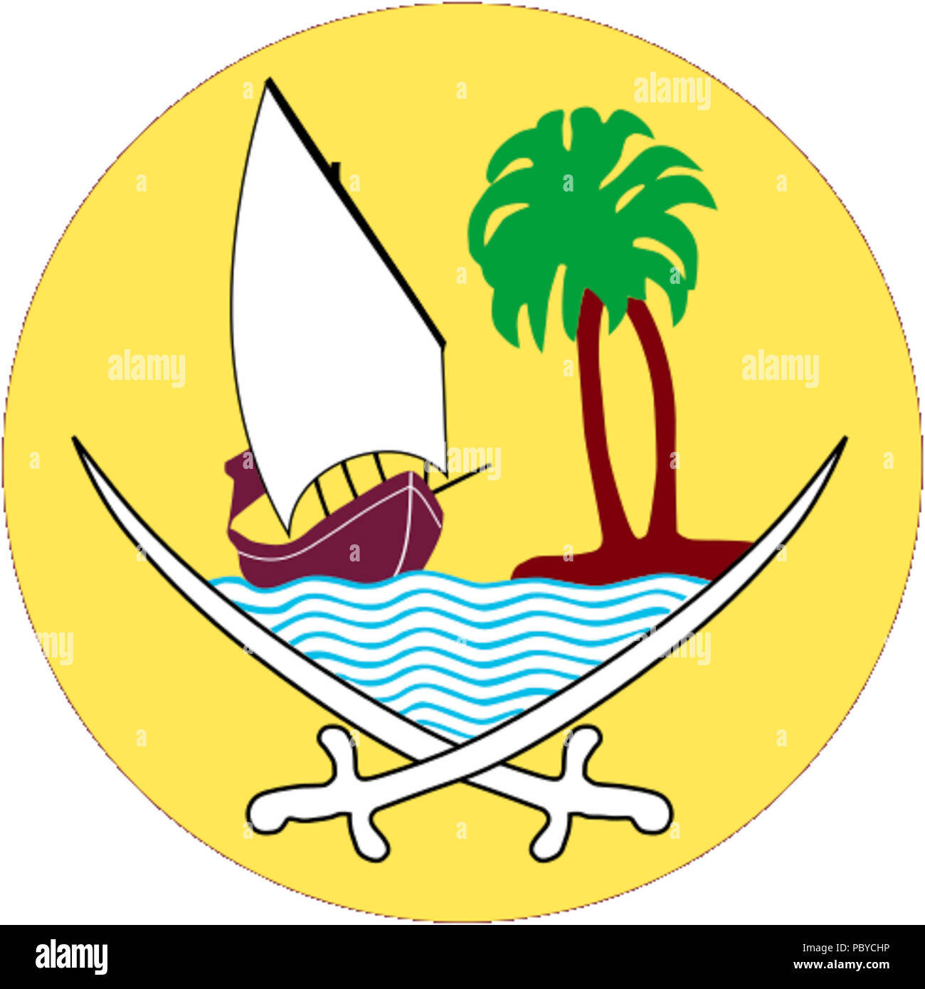 Qatar national symbol hi-res stock photography and images - Alamy
