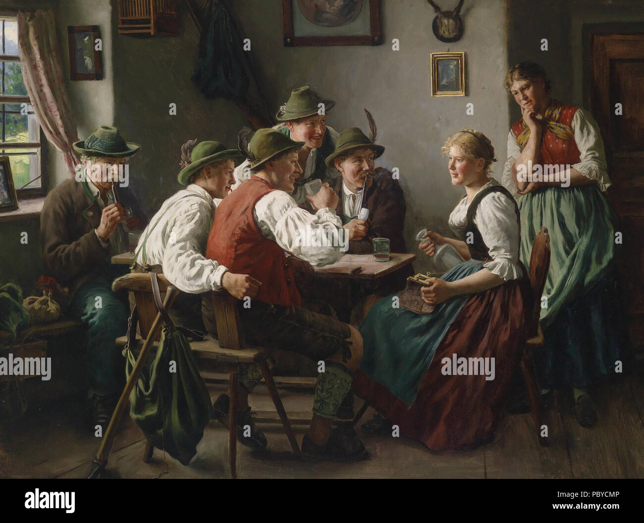 185 Emil Rau Die Verehrer Stock Photo - Alamy