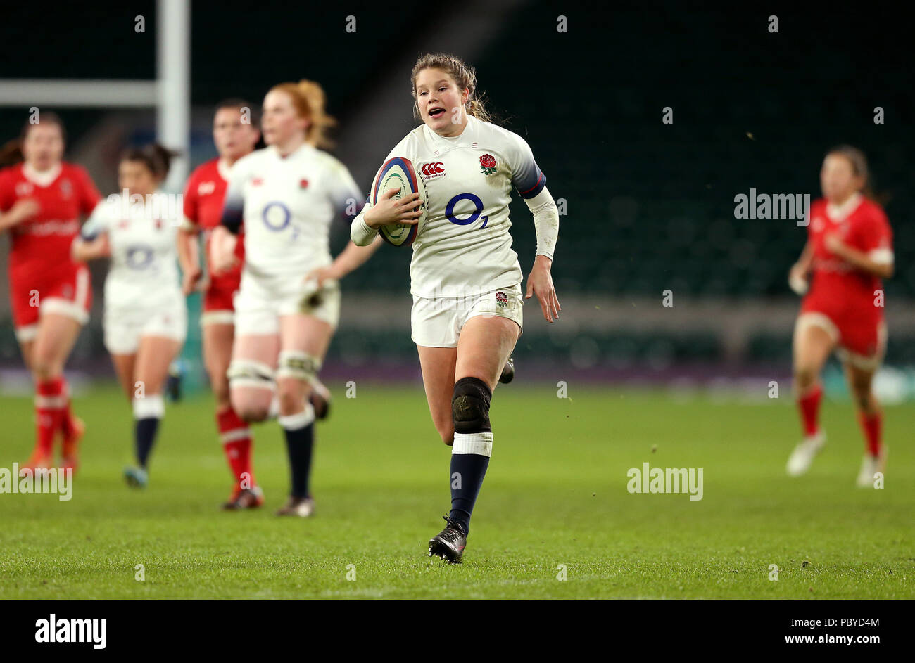 England Women's Jess Breach Stock Photo - Alamy