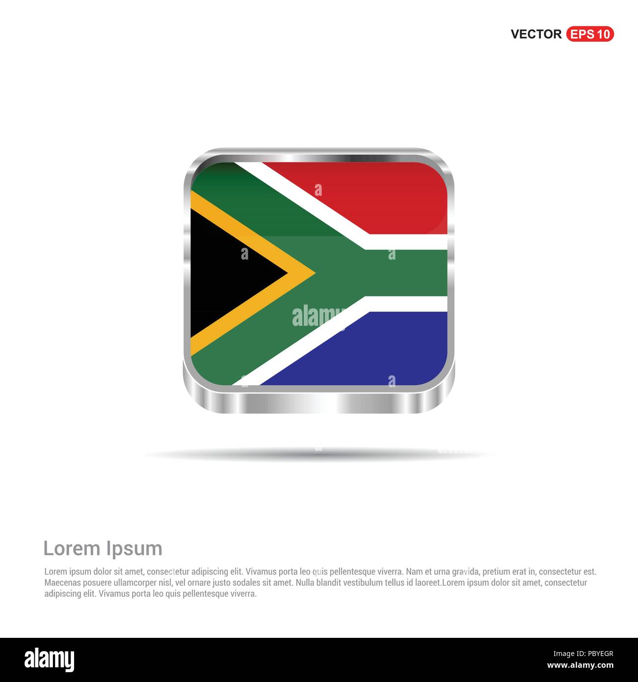 South Africa flag design vector Stock Vector Image & Art - Alamy