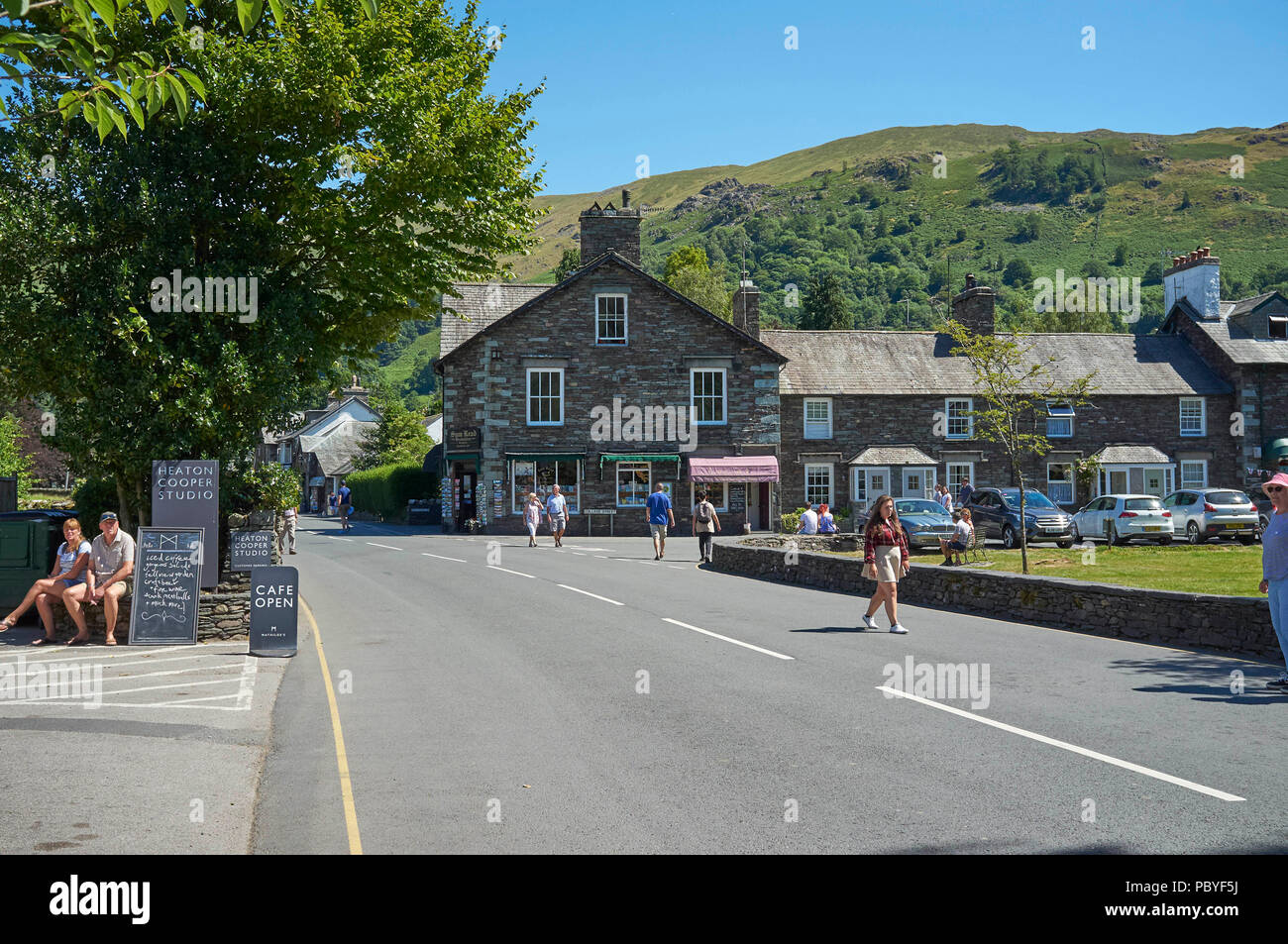 Grasmere village hi-res stock photography and images - Alamy