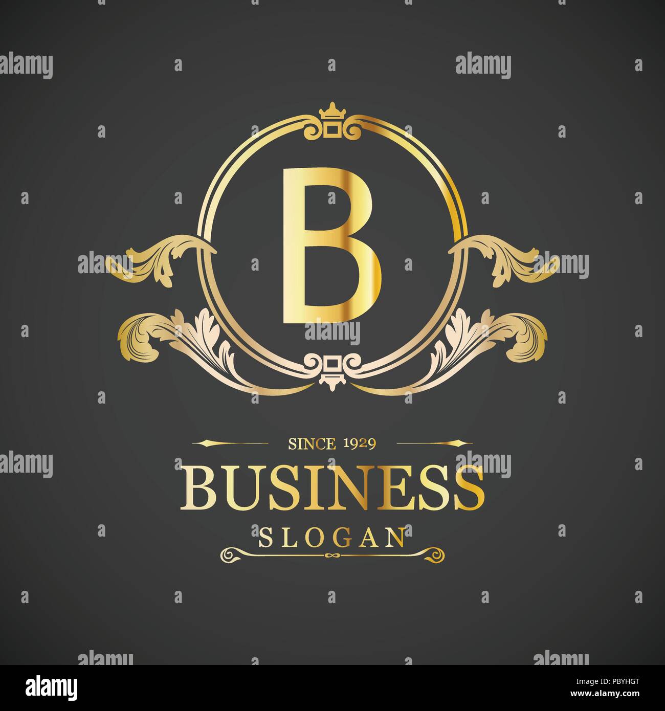 Alphabetical logo design and typography vector Stock Vector Image & Art ...