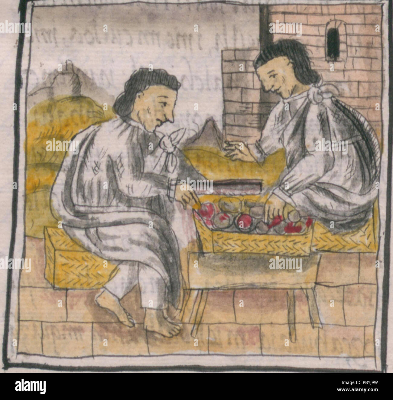 Florentine codex hi-res stock photography and images - Alamy