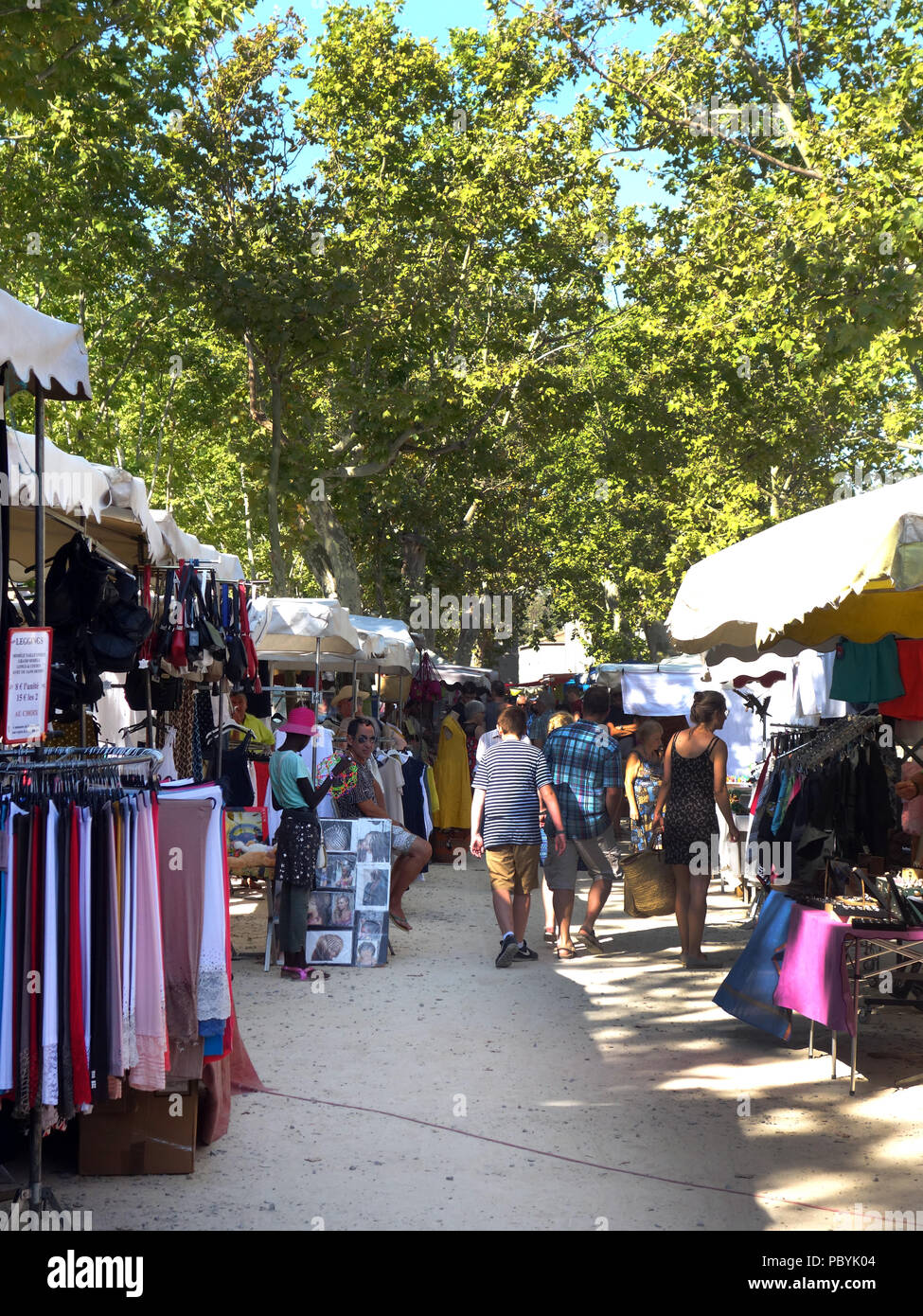 Market at saint chinian hi-res stock photography and images - Alamy