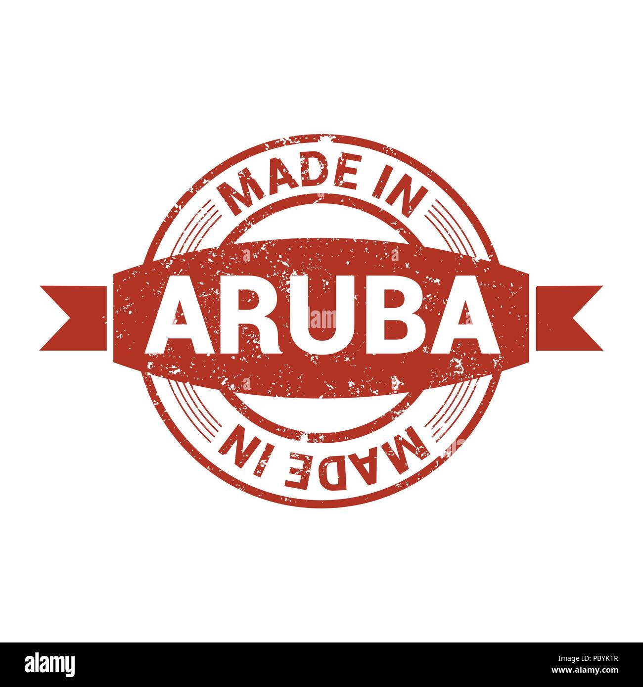 Vintage Aruba Stock Vector Images - Alamy