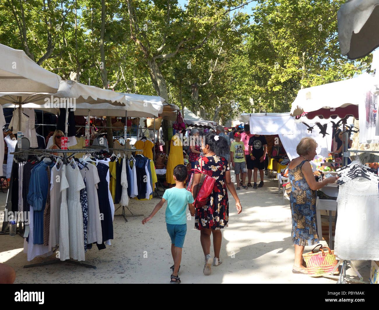 Market at saint chinian hi-res stock photography and images - Alamy