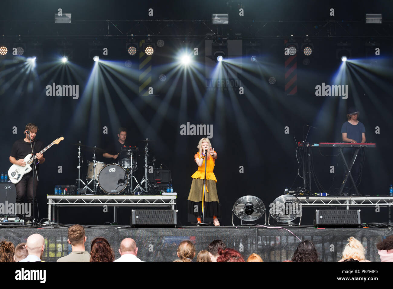 Norwegian singer-songwriter Aurora performs on stage at the Liverpool ...