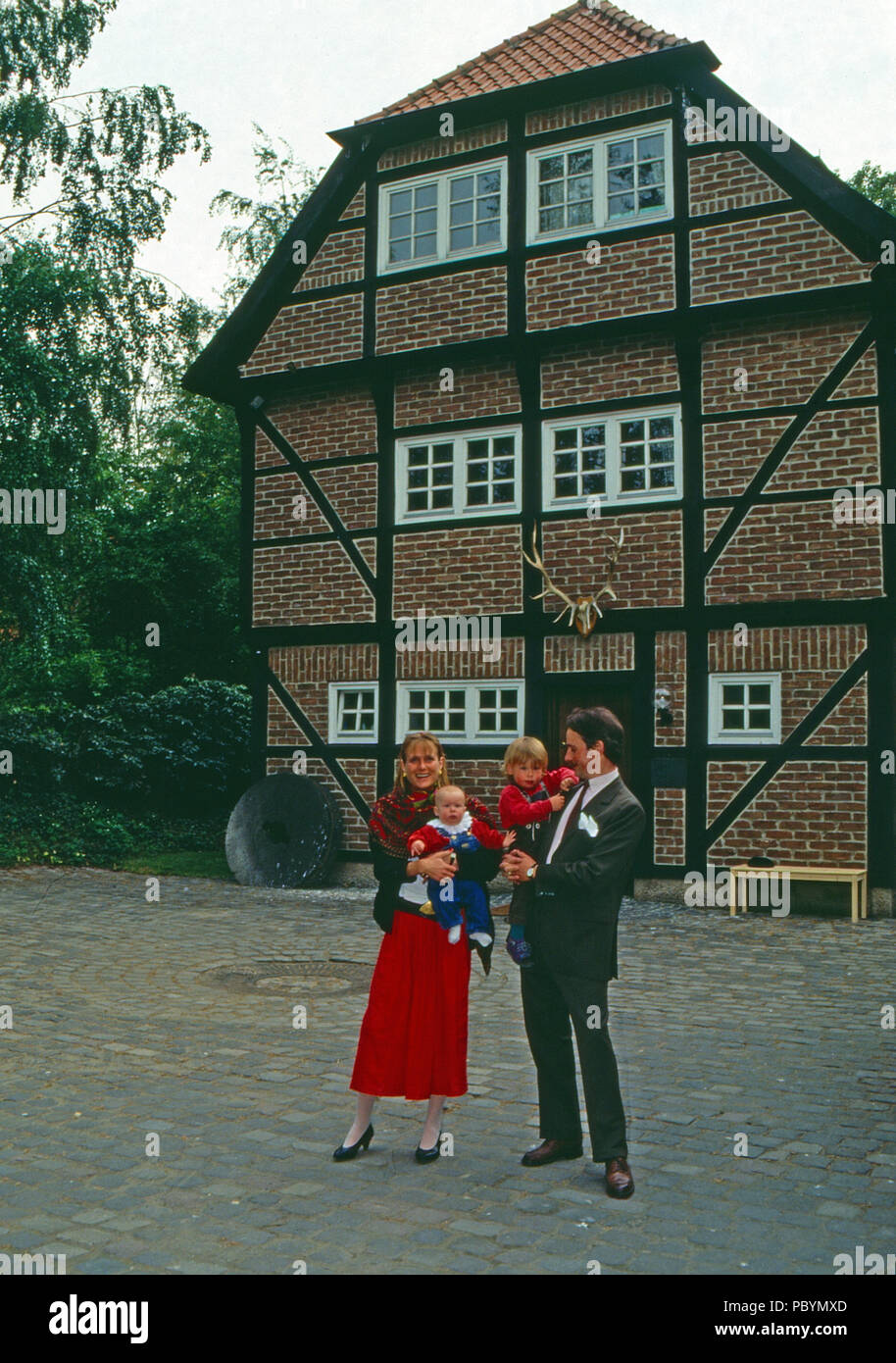 Rudolph Prinz von Croy mit Ehefrau Alexandra in Dülmen, Deutschland ...