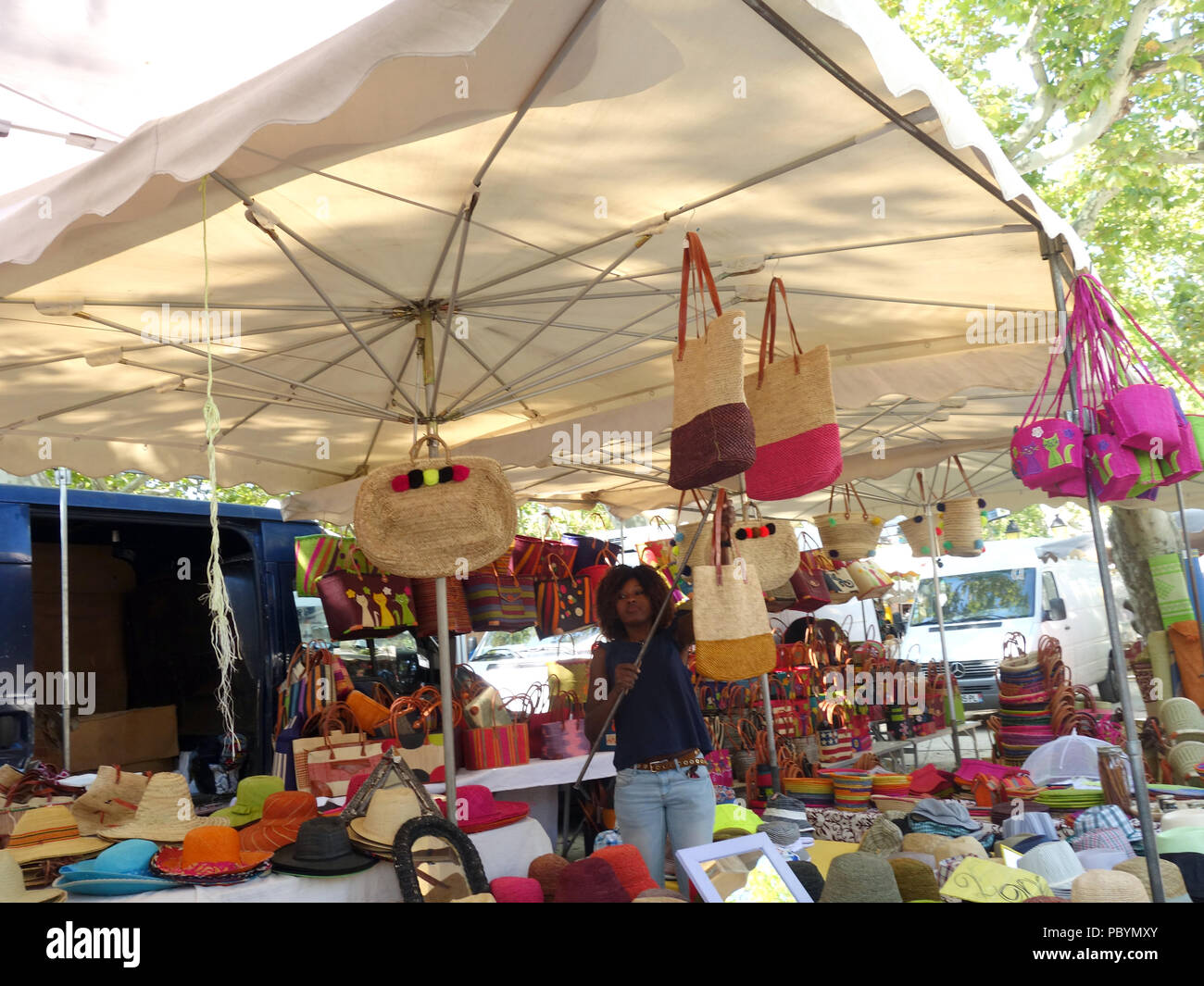 Market at saint chinian hi-res stock photography and images - Alamy