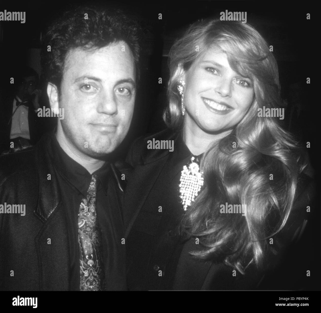 Billy Joel and Christie Brinkley 1986 Photo By John BarrettPHOTOlink ...