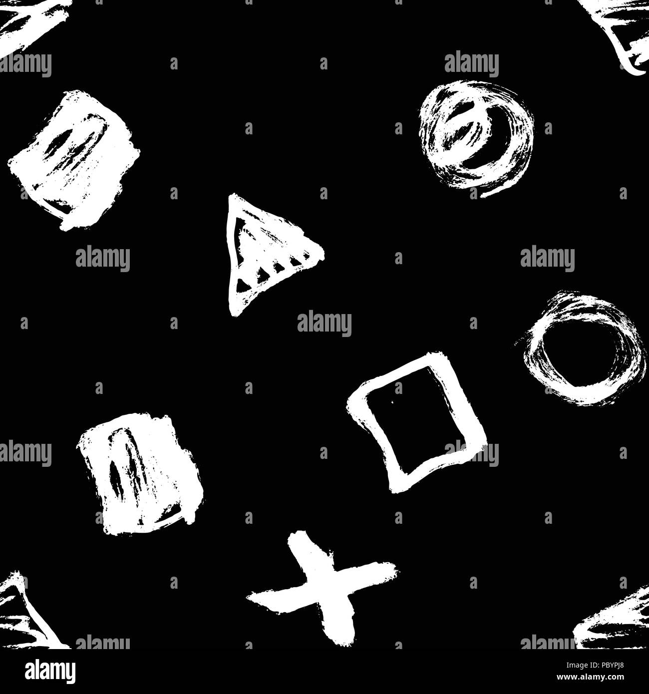 Seamless grunge cross ink Black and White Stock Photos & Images - Alamy