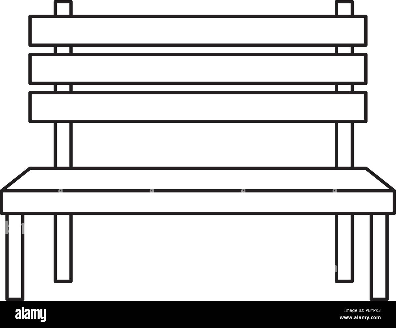 park wooden chair icon Stock Vector Image & Art - Alamy