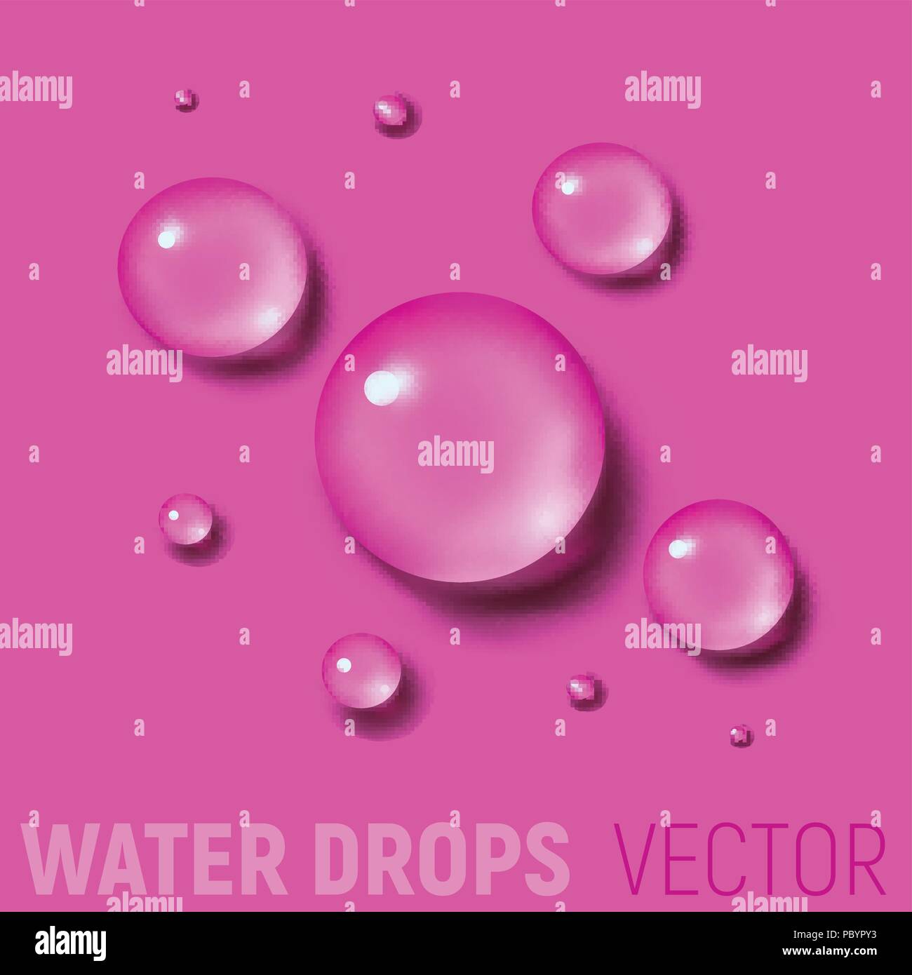 Drops of water vector illustration Stock Vector Image & Art - Alamy