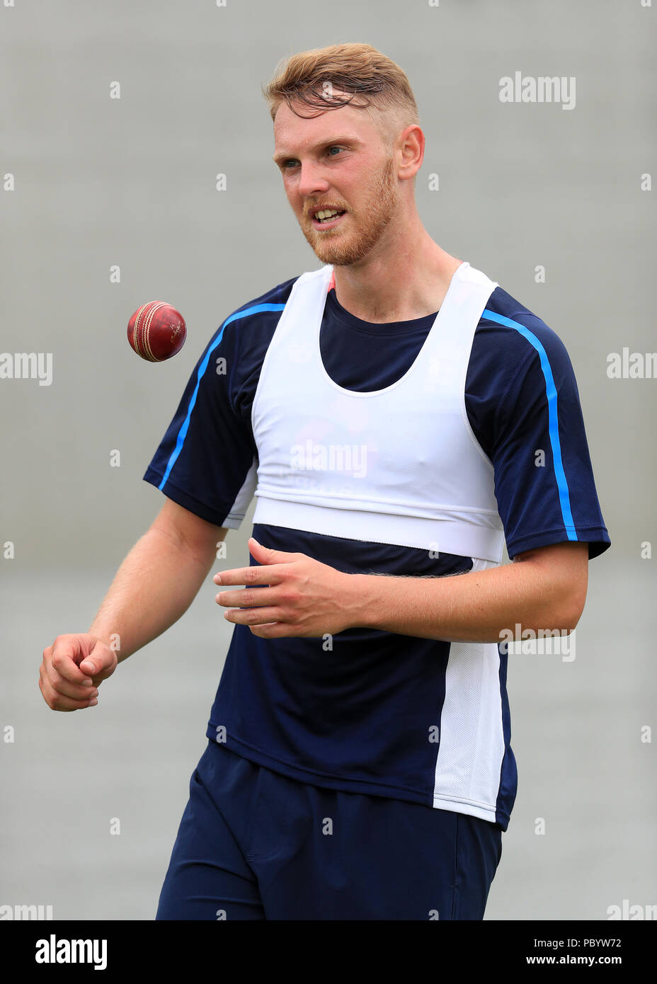 England's Jamie Porter during a nets session at Edgbaston, Birmingham ...