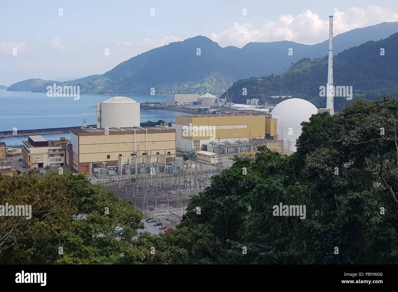 Nuclear power plant in Brazil Stock Photo - Alamy